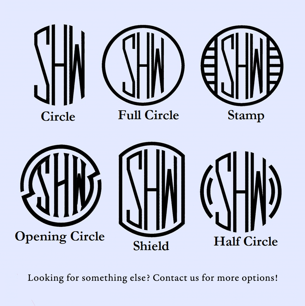 Circle Monogram – Saratoga Horseworks